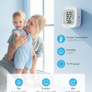 Govee WiFi Hygrometer Thermometer H5179 Bundle with Govee WiFi Digital Hygrometer Thermometer H5103 for Indoor Home Bedroom