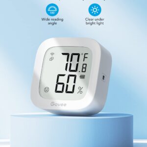 Govee WiFi Hygrometer Thermometer H5179 Bundle with Govee WiFi Digital Hygrometer Thermometer H5103 for Indoor Home Bedroom