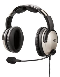 lightspeed zulu 3 premium anr aviation headset with noise cancelling and bluetooth (ga dual plugs)