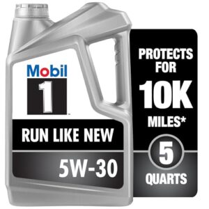 mobil 1 advanced full synthetic motor oil 5w-30, 5 quart