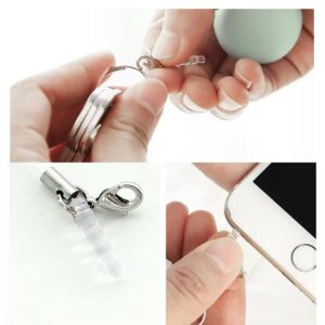 Macaron Mobile Phone Screen Cleaning, Creative Macaron Shape Mobile Phone Screen Wipe Pendant, Portable Keychain Smartphone Screen Cleaner Cell Phone Cleaning Wipes Touch Screen Wipes (4 Pcs/Set)