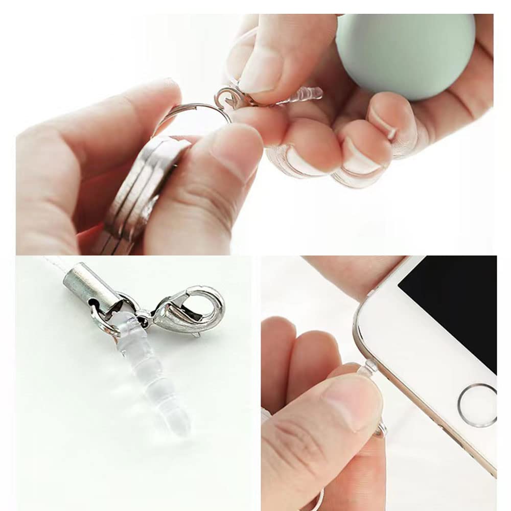 Macaron Mobile Phone Screen Cleaning, Creative Macaron Shape Mobile Phone Screen Wipe Pendant, Portable Keychain Smartphone Screen Cleaner Cell Phone Cleaning Wipes Touch Screen Wipes (4 Pcs/Set)