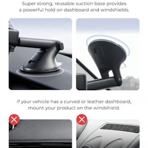 iOttie Easy One Touch 6 Universal Car Mount Dashboard & Windshield Suction Cup Phone Holder for iPhone Samsung, Google, All Smartphones