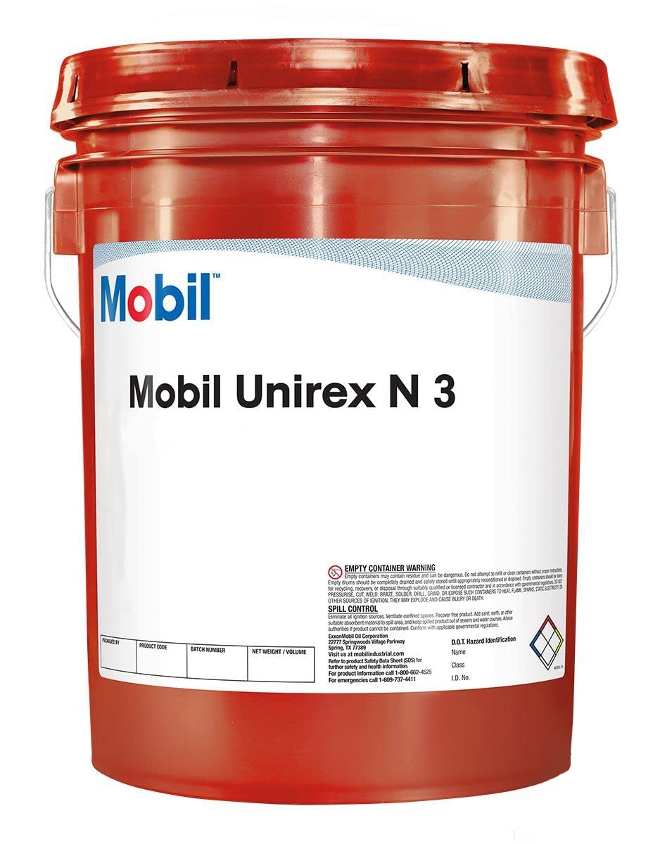 Mobil Unirex N3, 35 lb Pail