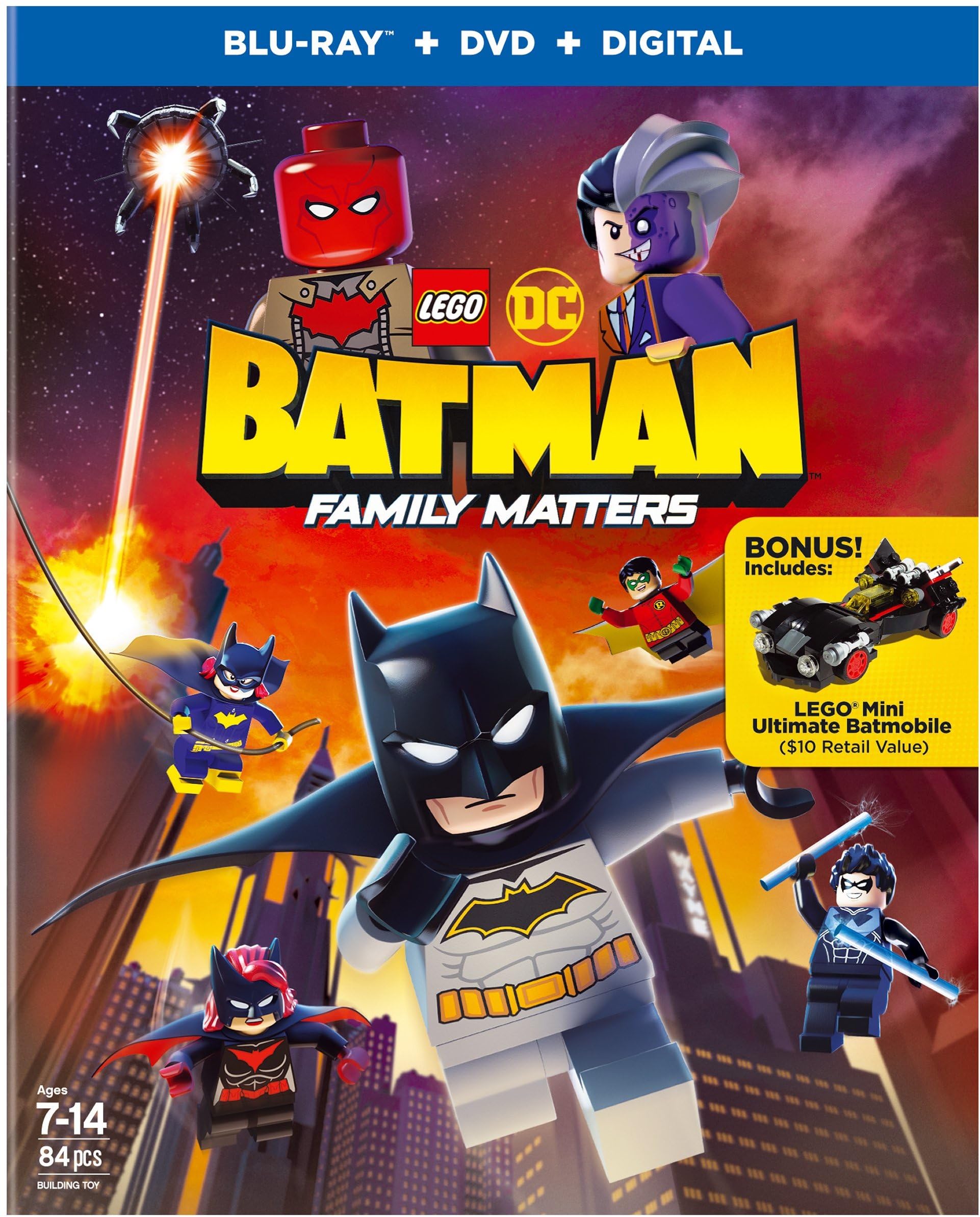 LEGO DC: Batman: Family Matters w/ LEGO Batmobile (Blu-ray)