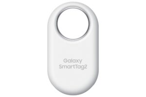 samsung smarttag2 (2023) bluetooth + uwb, ip67 water and dust resistant, findable via app, 1.5 year battery life - white