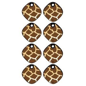 mightyskins skin compatible with samsung galaxy smarttag (4 pack) - giraffe | protective, durable, and unique vinyl decal wrap cover | easy to apply, remove, and change styles | made in the usa