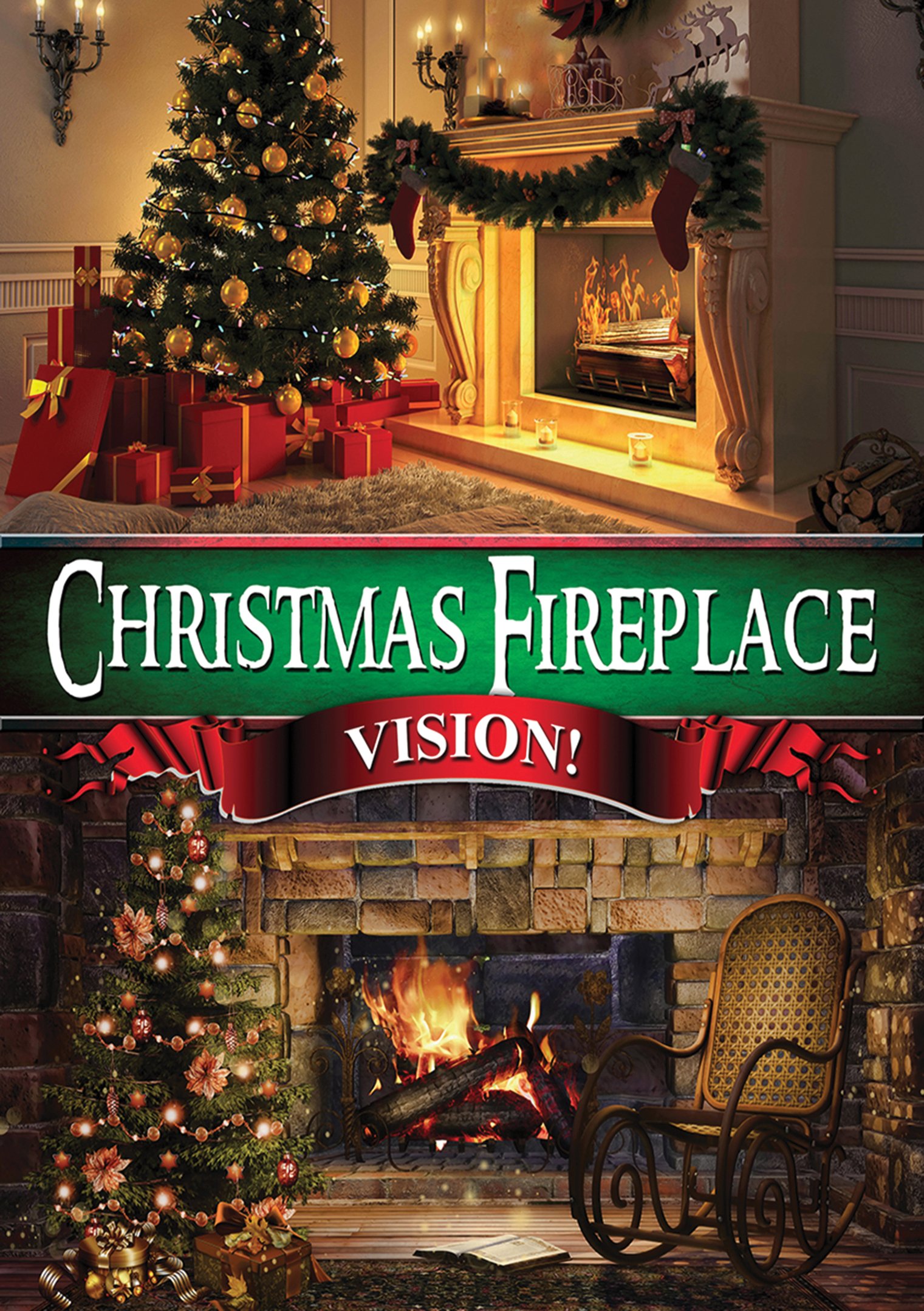 Christmas Fireplace Vision