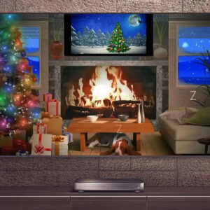 Festive Yuletide Fireplace: Ambient Xmas Flames with Crackle and Holiday Melodies For Tablets & Fire TV - NO ADS