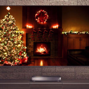 Festive Yuletide Fireplace: Ambient Xmas Flames with Crackle and Holiday Melodies For Tablets & Fire TV - NO ADS