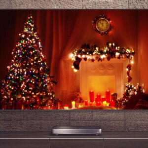 Festive Yuletide Fireplace: Ambient Xmas Flames with Crackle and Holiday Melodies For Tablets & Fire TV - NO ADS