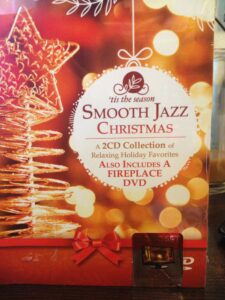 smooth jazz christmas 2 cd / 1 dvd collection - cds with relaxing holiday favorites and fireplace dvd