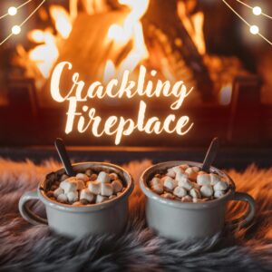 crackling fireplace sound