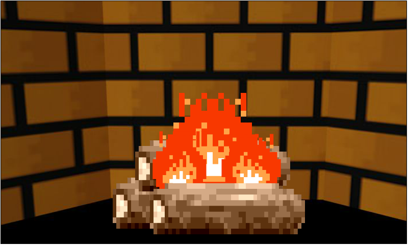 8-bit Fireplace