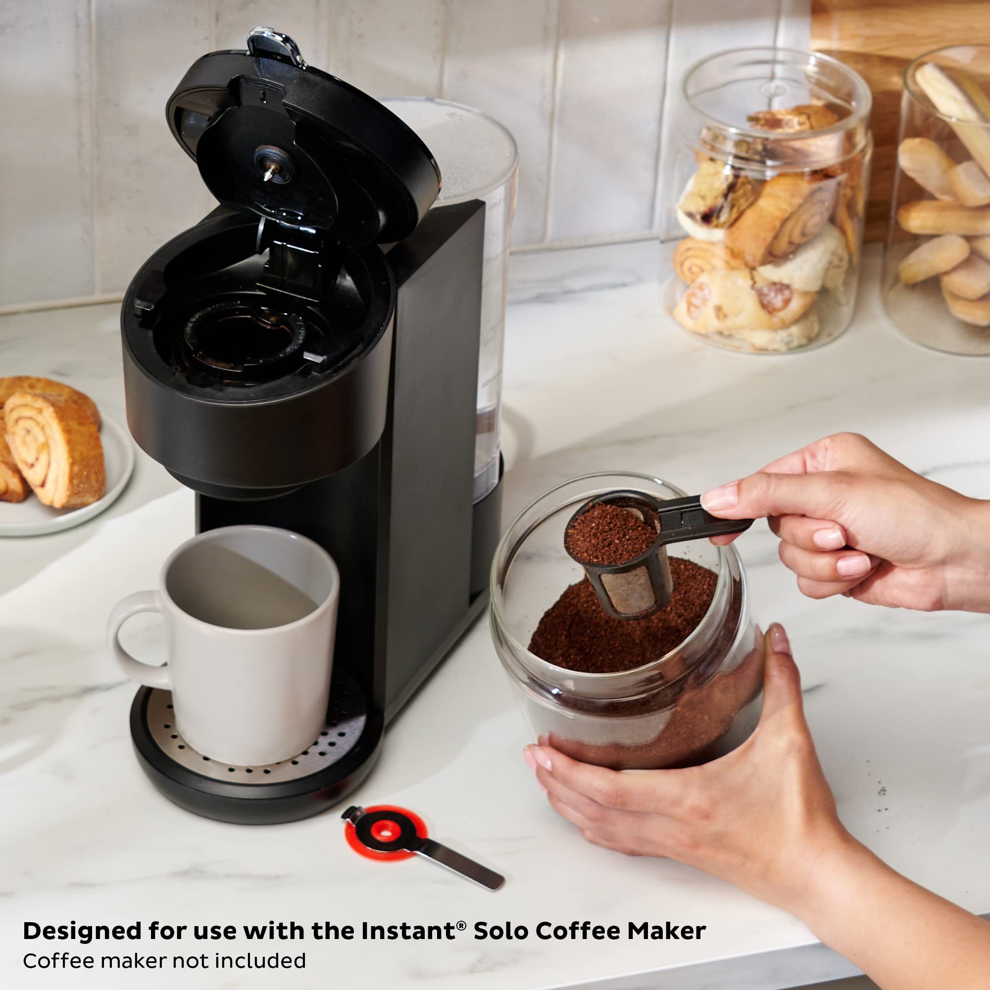 Instant Pot Solo Reusable Coffee Pod with Handle, Compatible with Instant Solo Coffee Maker, 2 ounces