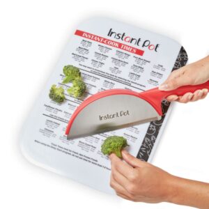 Instant Pot Official 2 Piece Cutting Mat with Cook Times, 10x14 Inch, Multicolor