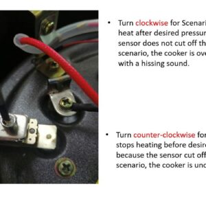 "Electric Pressure Cooker Pressure Sensor or Switch KSD105 250V~10A Works with Instant Pot, Power Cooker, Cuisinart, Farberware, Power Quick Pot, Crock-Pot" This sensor is not created or sold by the