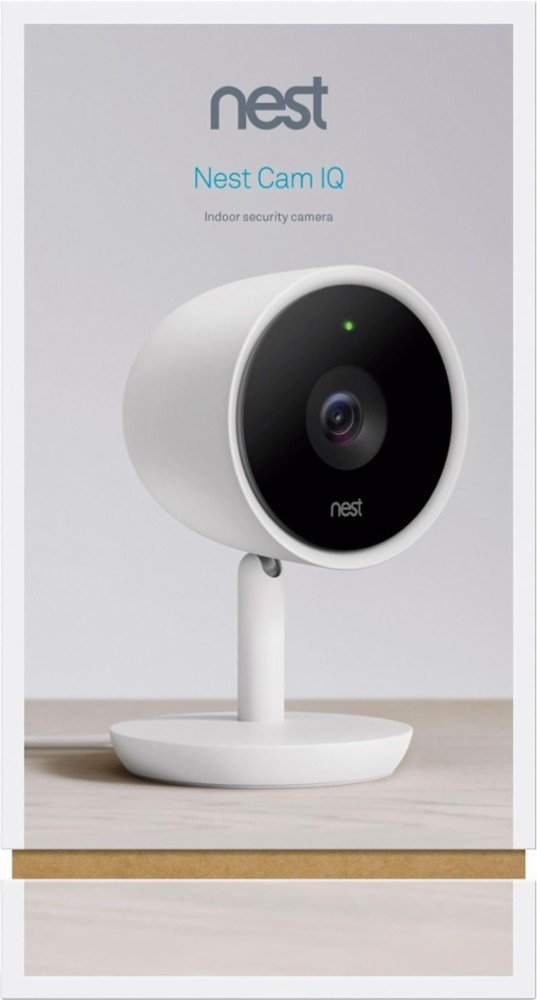 Nest Cam IQ - Indoor Security Smart 1080P HD Camera - White