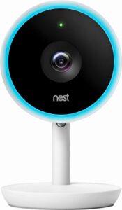 nest cam iq - indoor security smart 1080p hd camera - white