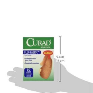 Curad - CUR47315_OLD Flex-Fabric, 3/4 Inches X 3 Inches bandages, 30 count (Pack of 4)