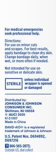 Band-Aid Brand Tough Strips Adhesive Bandages for Wound Care, Durable Protection for Minor Cuts and Scrapes, Extra Large Size, 10 ct