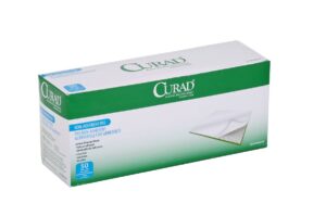 curad sterile non-adherent pad, 3x8 (pack of 50)