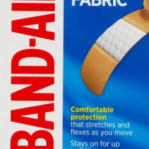 Band-Aid Brand Flexible Fabric Adhesive Bandages, Comfortable Flexible Protection & Wound Care of Minor Cuts & Scrapes, Quilt-Aid Technology to Cushion Painful Wounds, All One Size, 30 ct