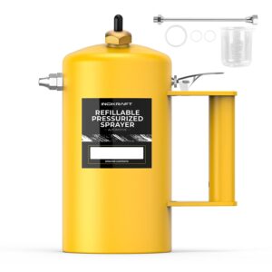 inokraft non-aerosol sprayer g1 - pressurized spray bottle for industrial-strength, non-corrosive, easy-to-maintain paint sprayer for mechanical and automotive repair