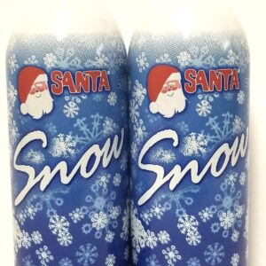 Santa Snow Spray 2 Pack Aerosol Cans 9oz Cans