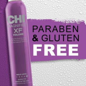 CHI Magnified Volume XF Finishing Hair Spray, Boosts Volume & Body For Maximum Fullness, Builds Resilience & Strength & Adds Shine, Extra Firm, 12 Oz