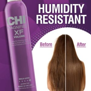 CHI Magnified Volume XF Finishing Hair Spray, Boosts Volume & Body For Maximum Fullness, Builds Resilience & Strength & Adds Shine, Extra Firm, 12 Oz