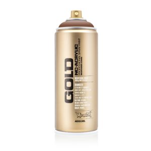 montana cans gold spray paint, 400ml, hot chocolate