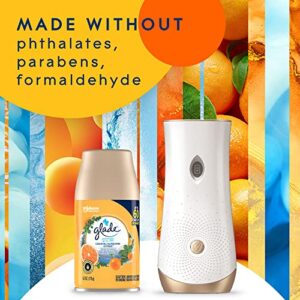 Glade Automatic Spray Refill, Air Freshener for Home and Bathroom, Coastal Sunshine Citrus, 6.2 Oz, 3 Count