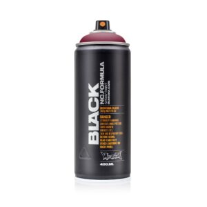 montana cans black spray paint, 400ml, cardinal, 400_ml (mxb-3062)