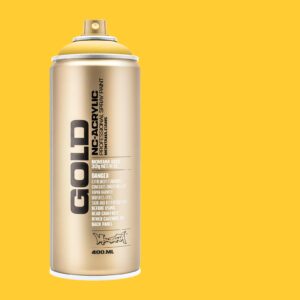 Montana Cans GOLD Spray Paint, 400ml, Yellow Submarine,MXG-G1210