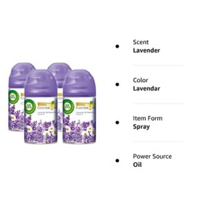 Air Wick Automatic Air Freshener Spray Refill, 1ct, Lavender & Chamomile, Odor Neutralization, Essential Oils