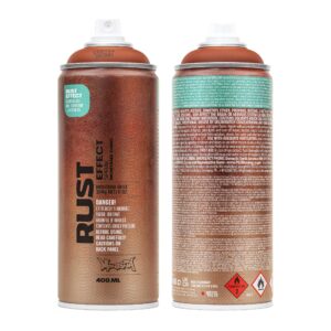 montana cans effect rust spray paint, 1 count (pack of 1), brown