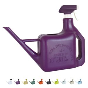 time concept garden spray bottle - purple - watering pot and sprinkler, multipurpose plant mister