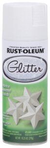 rust-oleum 299426 specialty glitter spray, 10.25 ounce, pearl white