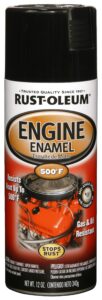 rust-oleum 248932, gloss black, 12 oz, automotive engine enamel spray paint, 12 ounce (pack of 1)