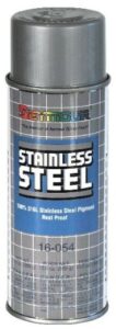 stainless steel rust protective spray paint - stainless steel spray 16 oz. can, 13 oz. net wt. 6 lot case