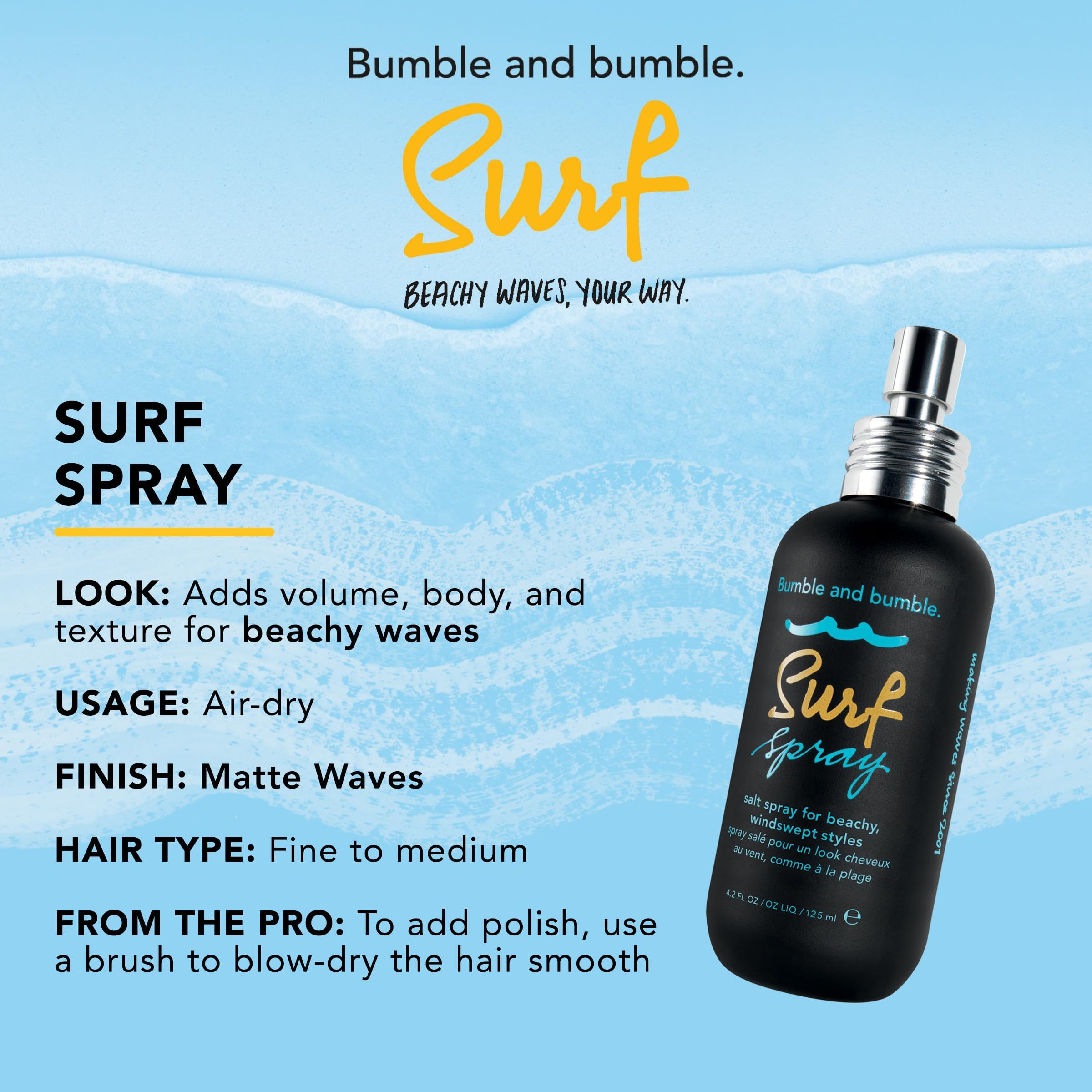 Bumble and bumble Surf Sea Salt Spray, 1.7 fl. oz.