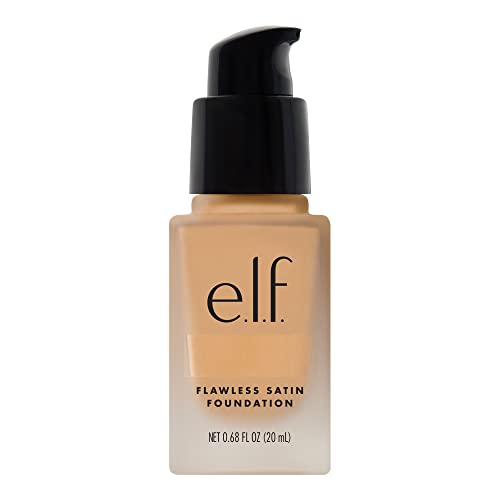 e.l.f. Flawless Finish Foundation, Improves Uneven Skin Tone, Lightweight, Medium Coverage & Semi-Matte, Vegan & Cruelty-Free, Buff, 0.68 Fl Oz