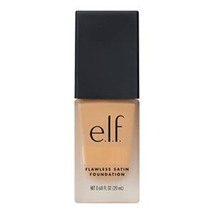 e.l.f. Flawless Finish Foundation, Improves Uneven Skin Tone, Lightweight, Medium Coverage & Semi-Matte, Vegan & Cruelty-Free, Buff, 0.68 Fl Oz