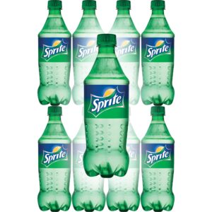 sprite, lemon-lime soda, natural flavors, 20 fl oz bottle (pack of 8, total of 160 oz)