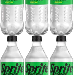 Sprite Zero Sugar, 20 Ounce Bottles, (Pack of 6) with Bay Area Marketplace Napkins