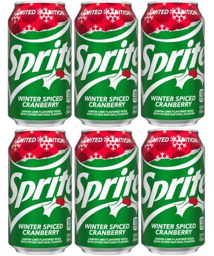 Sprite 12 oz. can (Pack of 6) (Winter Spiced Cranberry 6pk.)