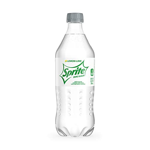 Zero Sprite, 20 oz Bottles - Pack of 24