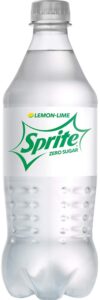 zero sprite 20 oz soda bottles (pack of 8, total of 160 fl oz)