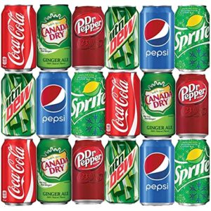 18 Pack BGM Assortment of Soda Refrigerator Restock Kit (Pack of 18)